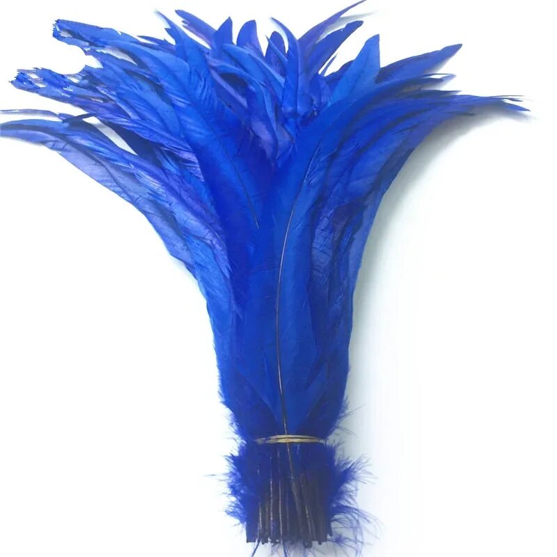 Синие перья фазана Royal blue 40-45 см