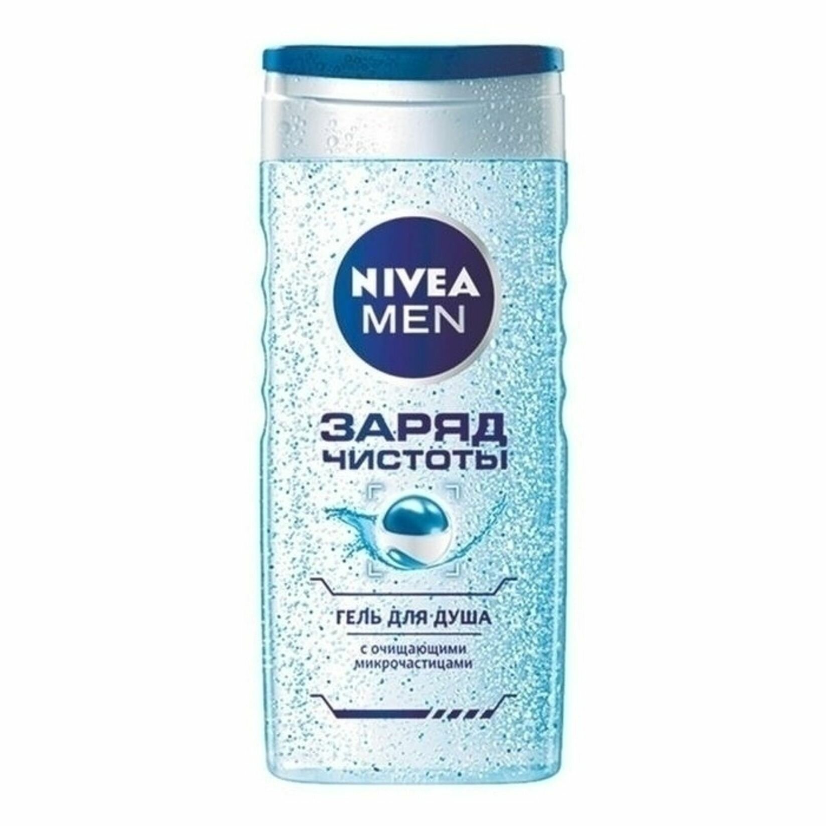 Гель для душа Nivea Men 2 в 1 Заряд чистоты для тела и воло