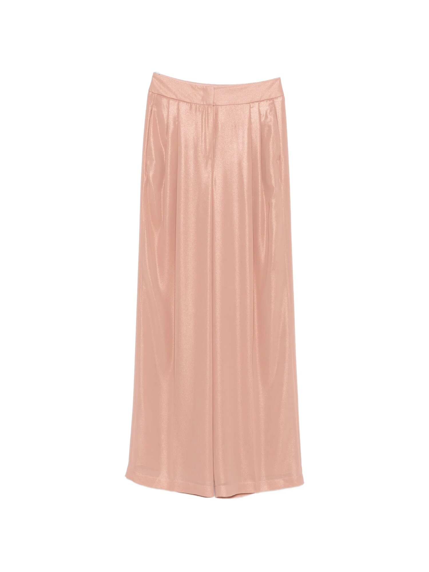 Брюки Metallic-effect wide-leg trousers