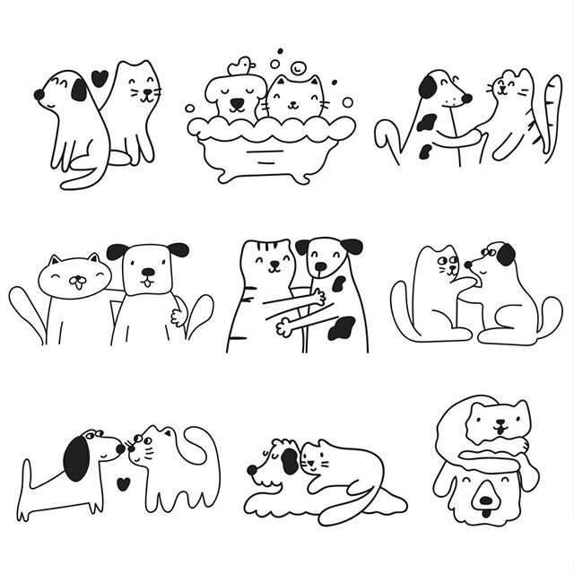 Сыктывкарские Котопес салфетки 2-слойные 33х33 см, упаковка 20 шт для дома и кухни