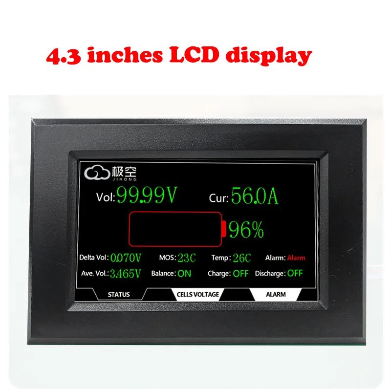 Аксессуары для JK Jikong Active Balancer BMS 4.3 inches LCD