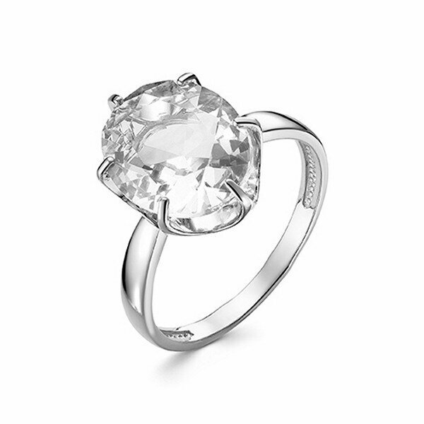 Кольцо JEWELIN, серебро, 925 проба, родирование, фианит