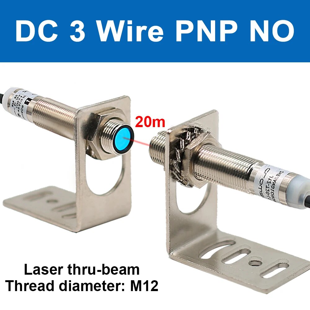 Cloweit M12 20 м Лазерный датчик безопасности PNP NO