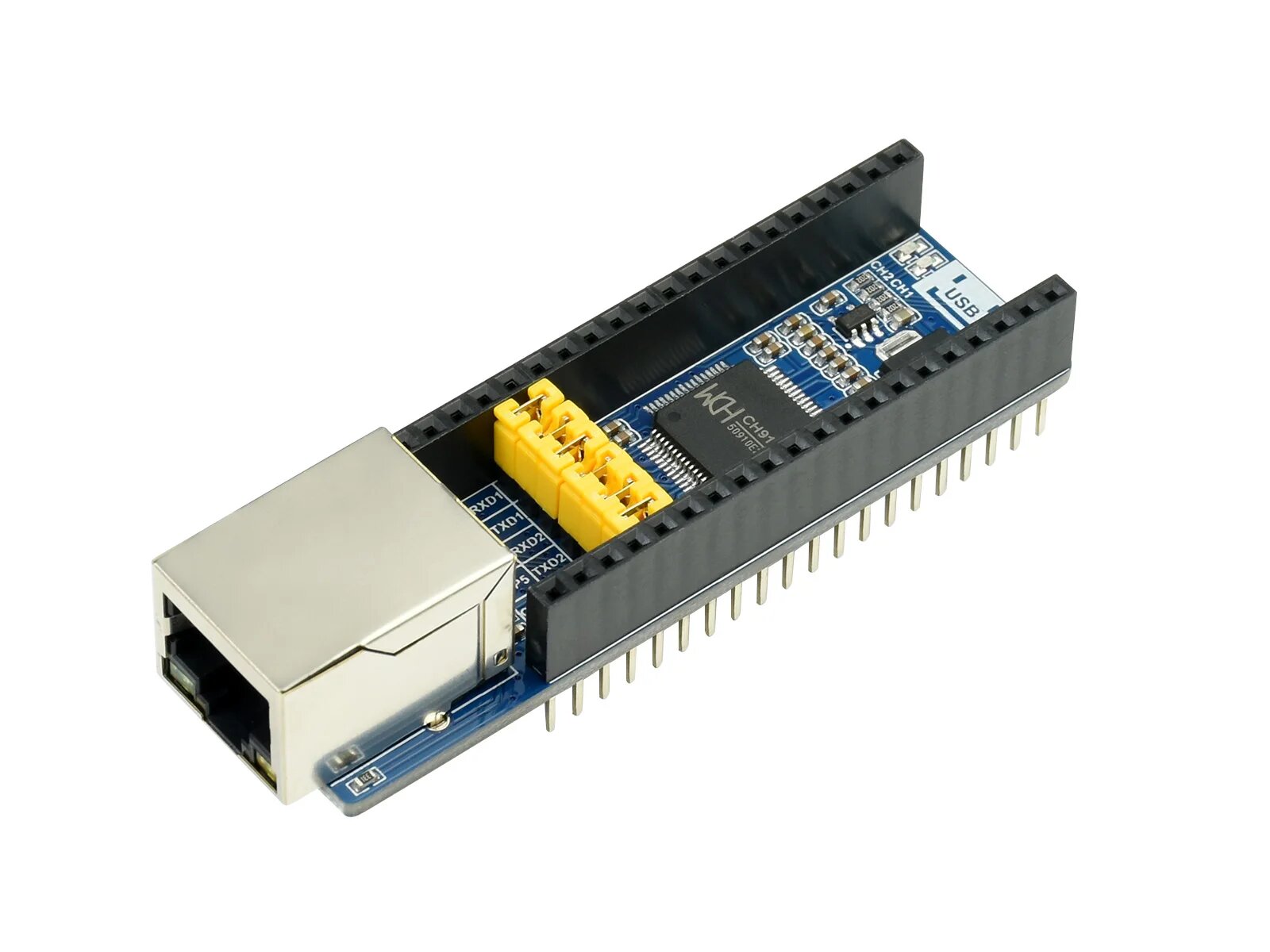 Конвертер Ethernet в UART Waveshare для Raspberry Pi Pico — фото 1