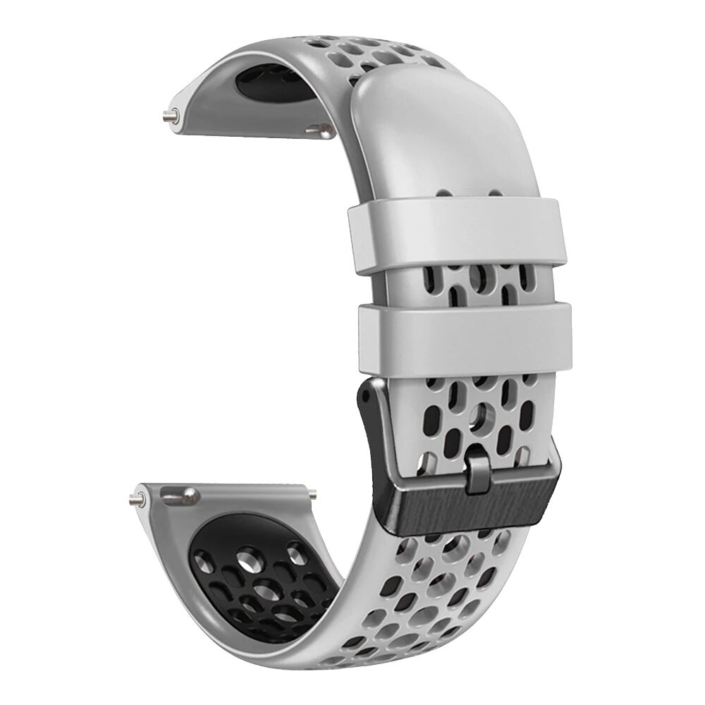 Силиконовый ремешок для Polar Grit X/Vantage M M2 For Polar Vantage M2, White black