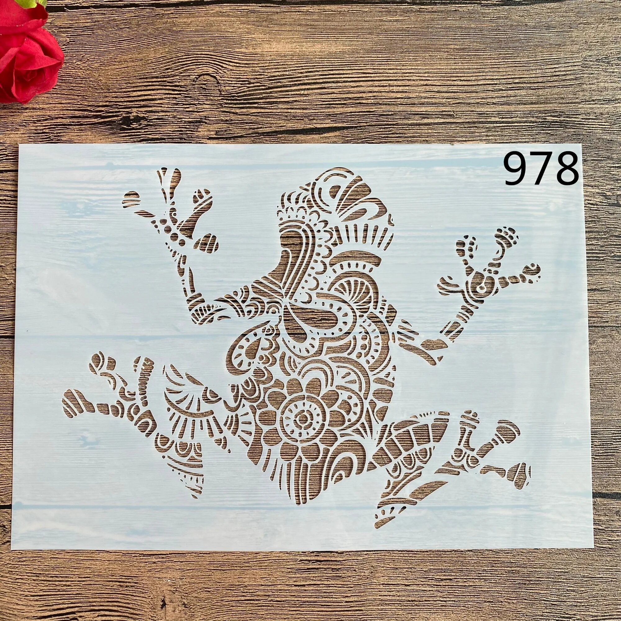 Трафареты PenhuaMoban Бабочка 978