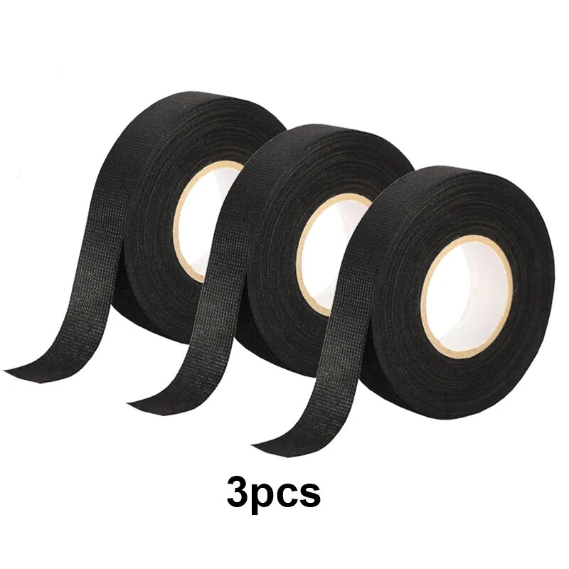 Тканевая лента для жгутов проводов TFAAI 15/25М 19mm, 3pcs, 15M(49.21ft)