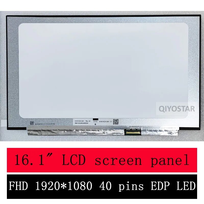 Тонкая светодиодная матрица 16,1 дюйма для HP Victus 16-e0179ng, сменная панель ЖК-дисплея 144 Гц FHD IPS 1920*1080