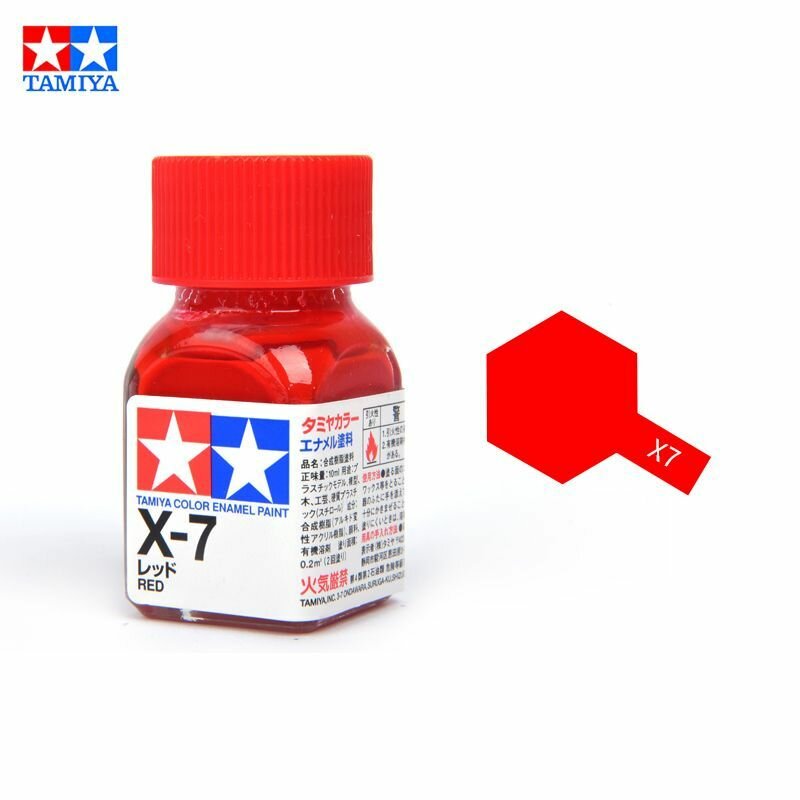 Краска акриловая Tamiya, эмалевый лак 10 мл модельная краска для моделизма и миниатюр, финишное покрытие для сборных моделей