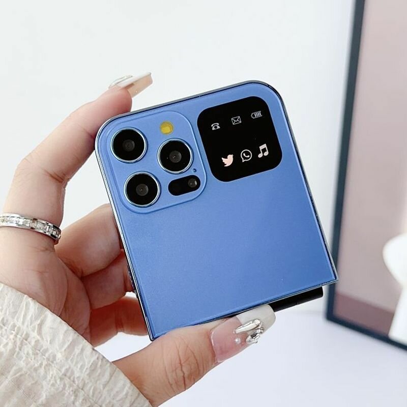 I15 Pro 2G GSM раскладной телефон с двумя SIM-картами мобильный телефон для пожилых людей (поддерживается русский язык)