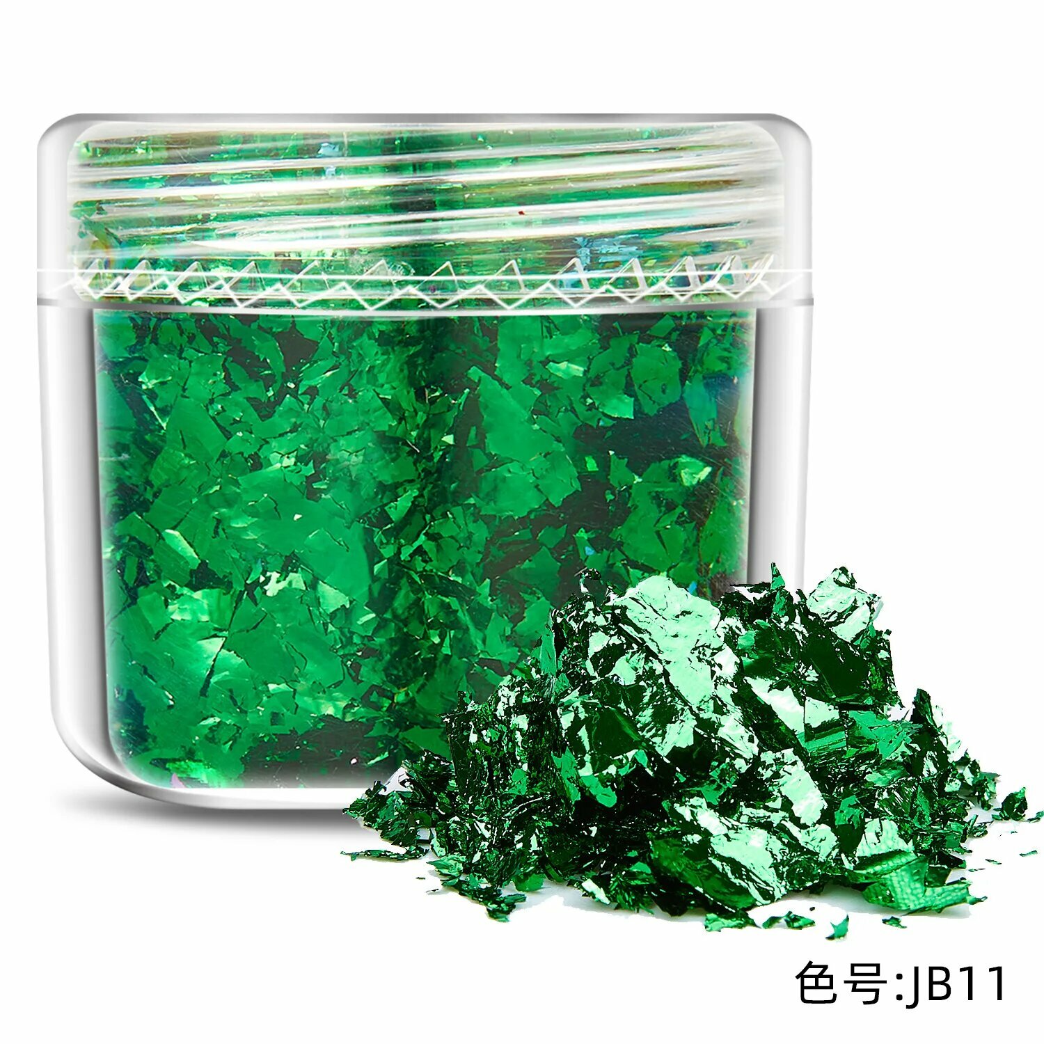 Золотая фольга для рукоделия Изумрудный, 11