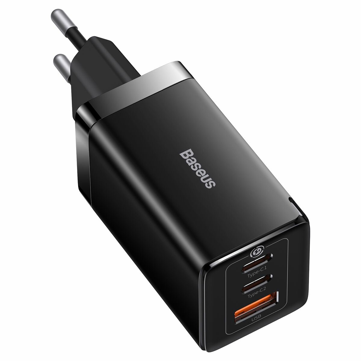 Сетевое зарядное устройство Baseus 65W GaN5 Pro 2C+U 2xUSB-C, USB-A, быстрая зарядка (CCGP120201)