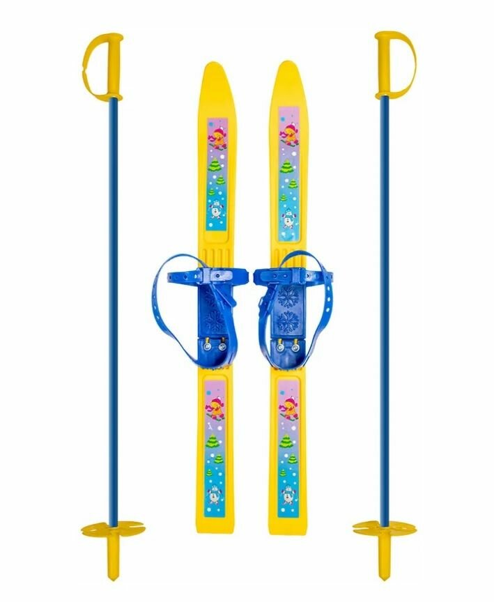 Мини лыжи Олимпик-спорт с палками