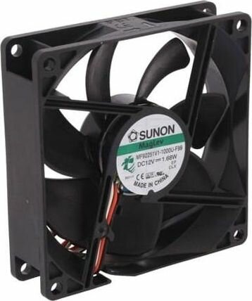 Вентилятор SUNON MF92251V1-1000U-F99 Вентилятор осевой 12В DC 92x92x25мм подшипник Vapo 87,04куб. м/ч 34дБА 1шт
