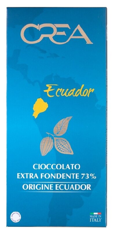 Шоколад CREA ORIGIN ECUADOR горький 73% какао 100г