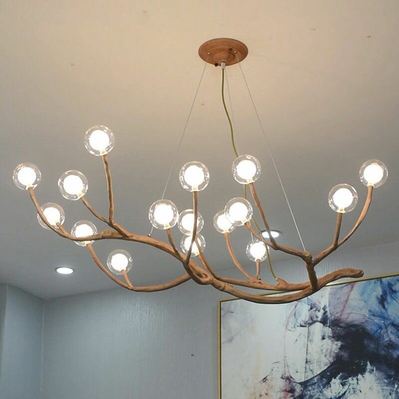 Современная Люстра В Форме Ветки В Стиле Ретро. Подходит Для Светильников Для Украшения Дома В Гостиных, Ресторанах И Спальнях.