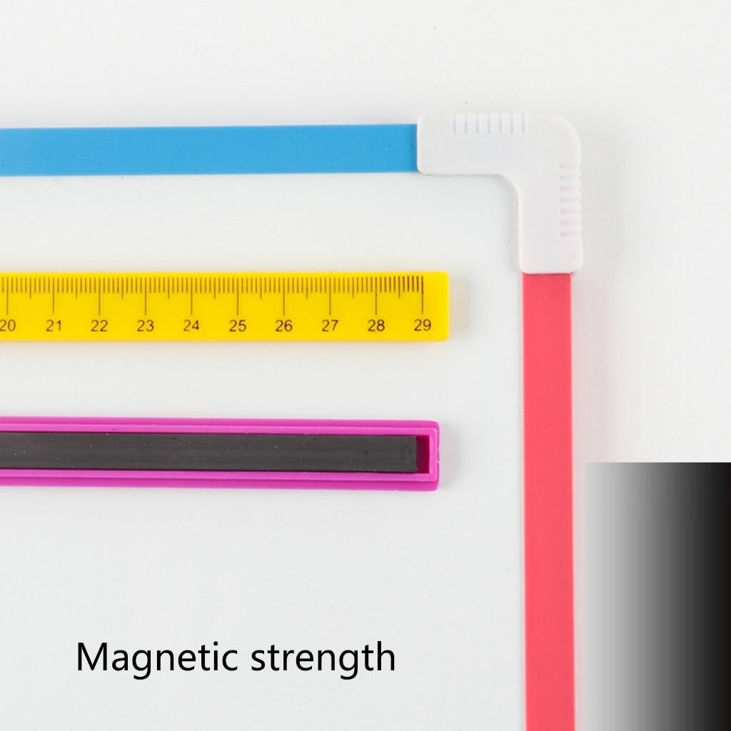 Магнитная линейка для доски, 29 см, метрическая доска, прямые линейки, офисные измерительные инструменты классной комнаты, домашнего использования