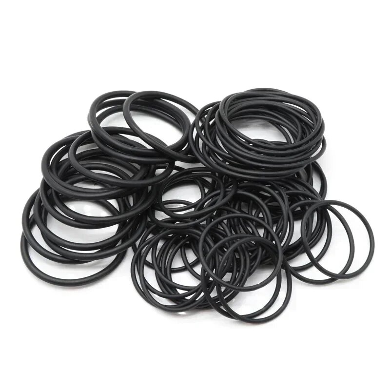 Уплотнительные кольца NBR, OD 7mm ID 3mm, черные, 10шт — фото 1