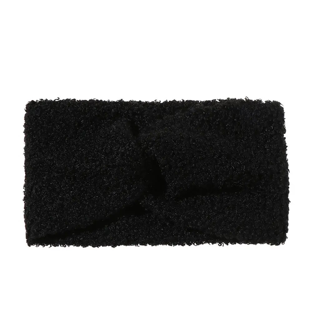 Женский полиэстер кашемировый тюрбан Черный, black