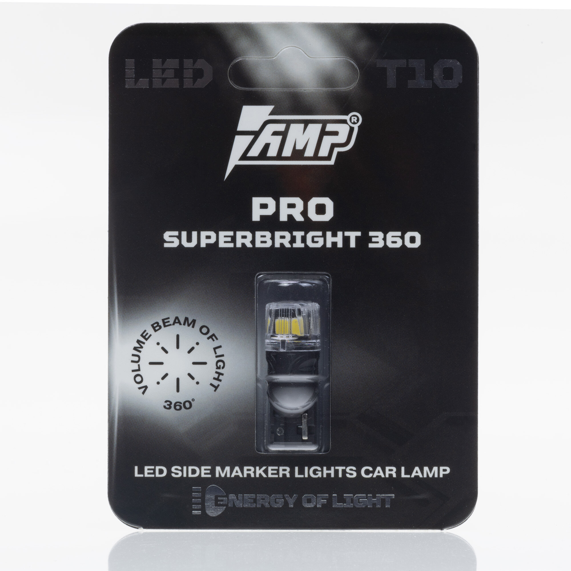 Габаритная лампа AMP PRO 360 T10 светодиодная, 5000К, 2.2 Вт, 1 шт.