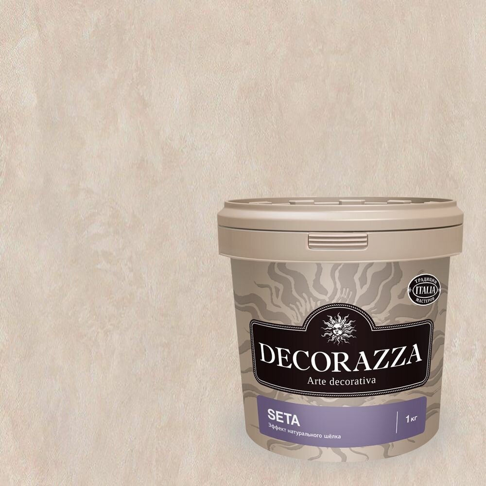 Декоративная штукатурка с эффектом натурального шелка Decorazza Seta (1кг) ST 11-53