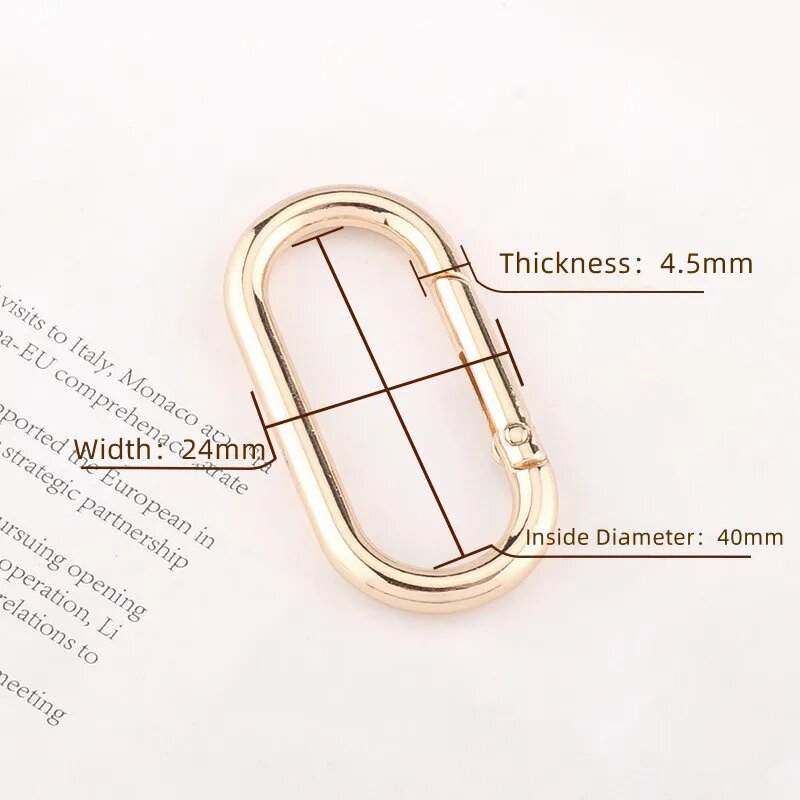 Металлические овальные карабины 5 шт