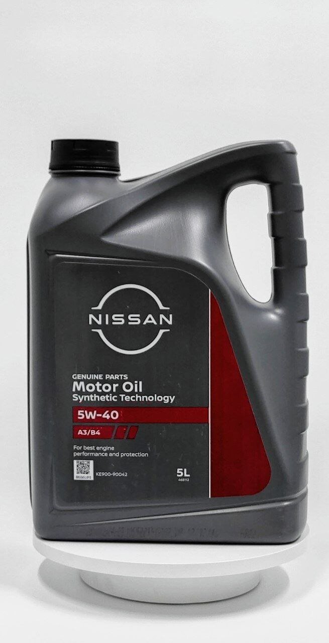 Nissan KE900-90042 Масло моторное синтетическое "Motor Oil 5W-40", 5л