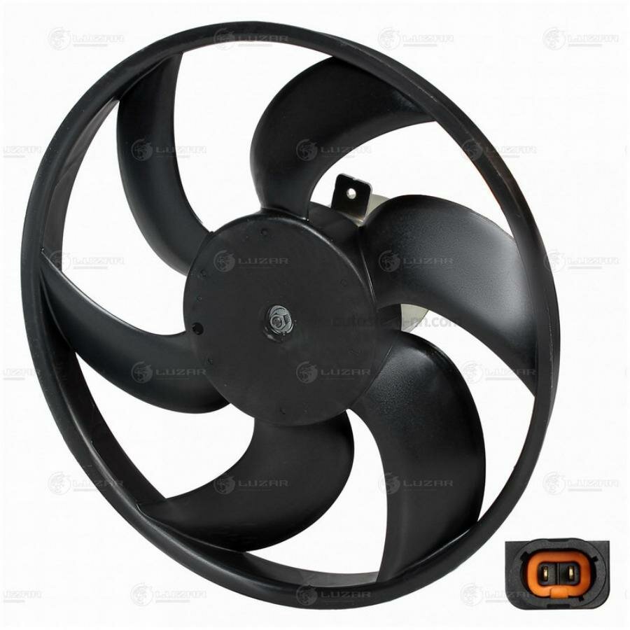 LUZAR LFC0952 Вентилятор охлаждения двигат электрич Лада Ларгус (12-)/Renault Logan (08-) (LUZAR)