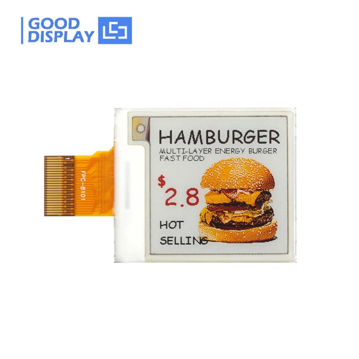 GooDisplay GDEM0154F51H 1.54-дюймовый E-ink дисплей 4 цвета with ESP32 Kit