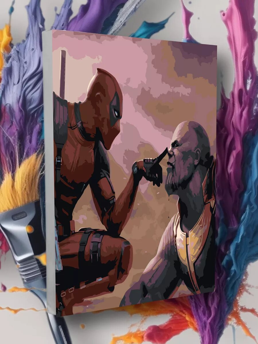 Картина по номерам Дедпул