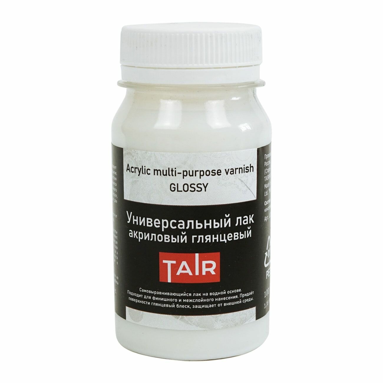 Лак акриловый Таир универсальный "Таир" 100 мл, глянцевый