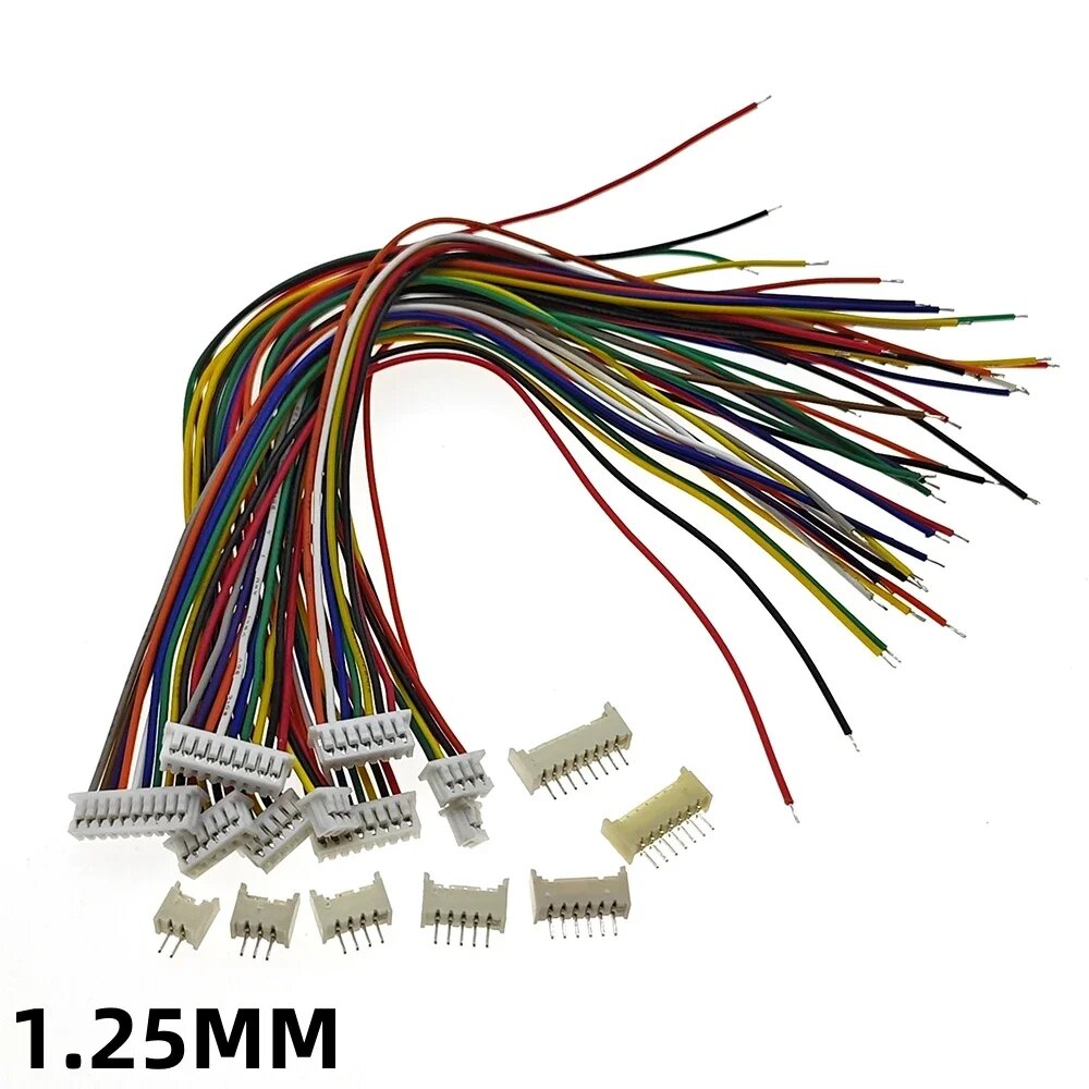Разъем JST 1.25MM 5P, кабель 20см