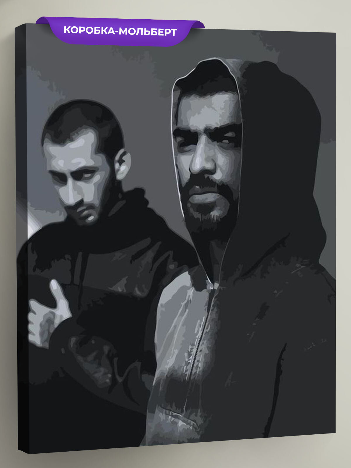 Картина по номерам «Miyagi & Andy Panda», 40x50 см, Живопись по Номерам