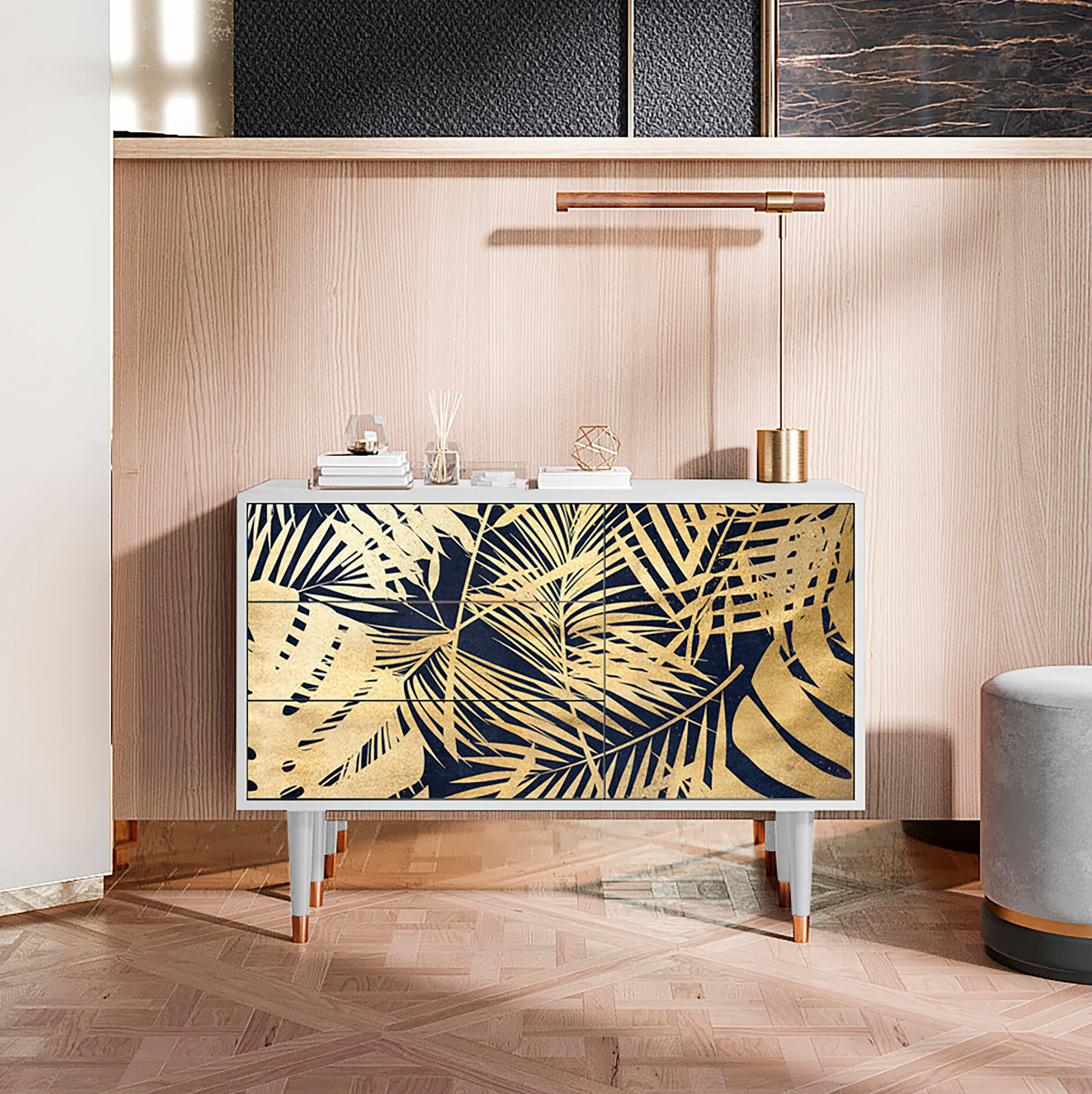 Комод - STORYZ - S3 Jungle Vibes, Размер - 115 x 84 x 41 см, Цвет корпуса - , Белый