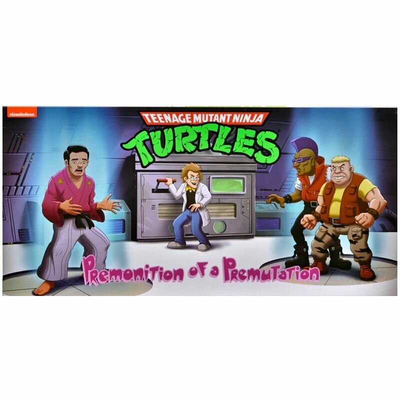 Nickelodeon Teenage Mutant Ninja Turtles Premonition of a Premutation TMNT / Черепашки-ниндзя-мутанты, Предчувствие мутации, 4 коллекционные фигурки, Детские игрушки