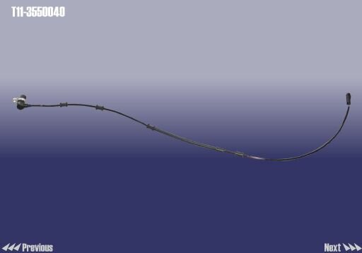 Датчик ABS передний правый Chery Tiggo T11-3550040