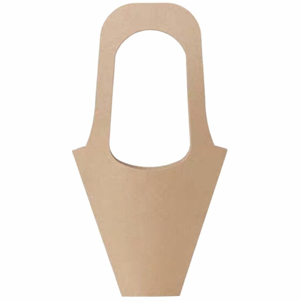 Сумка из крафт-бумаги с ручкой, прочные и стильные сумки для упаковки цветов, подарков,