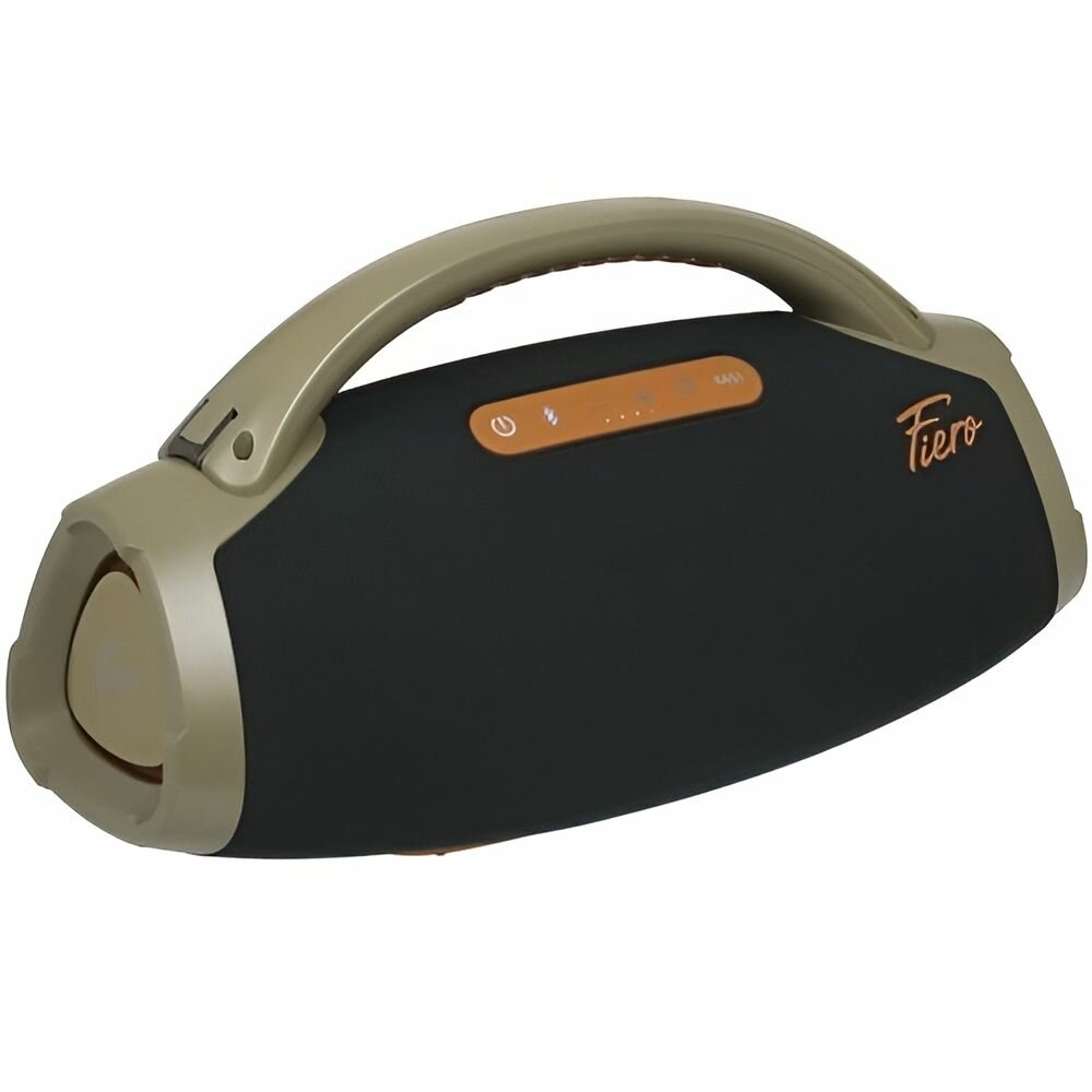 Портативная колонка Fiero FRPS-540 Lure Grande, Bluetooth 5.3, пластик, FM-радио, коричневая