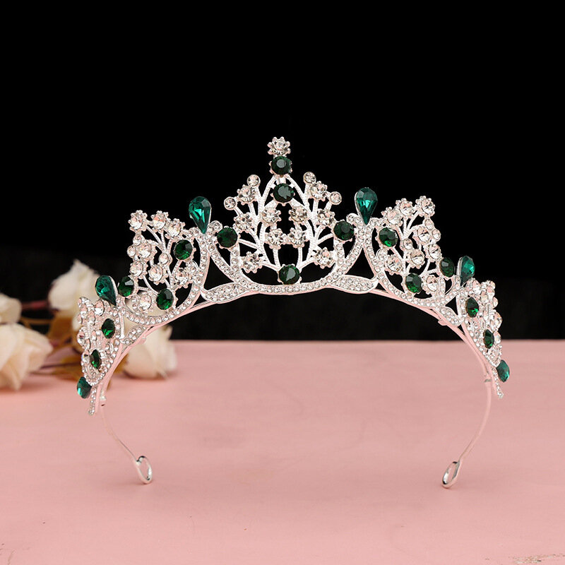 Головной убор "Супер фея", серебристый, зеленый