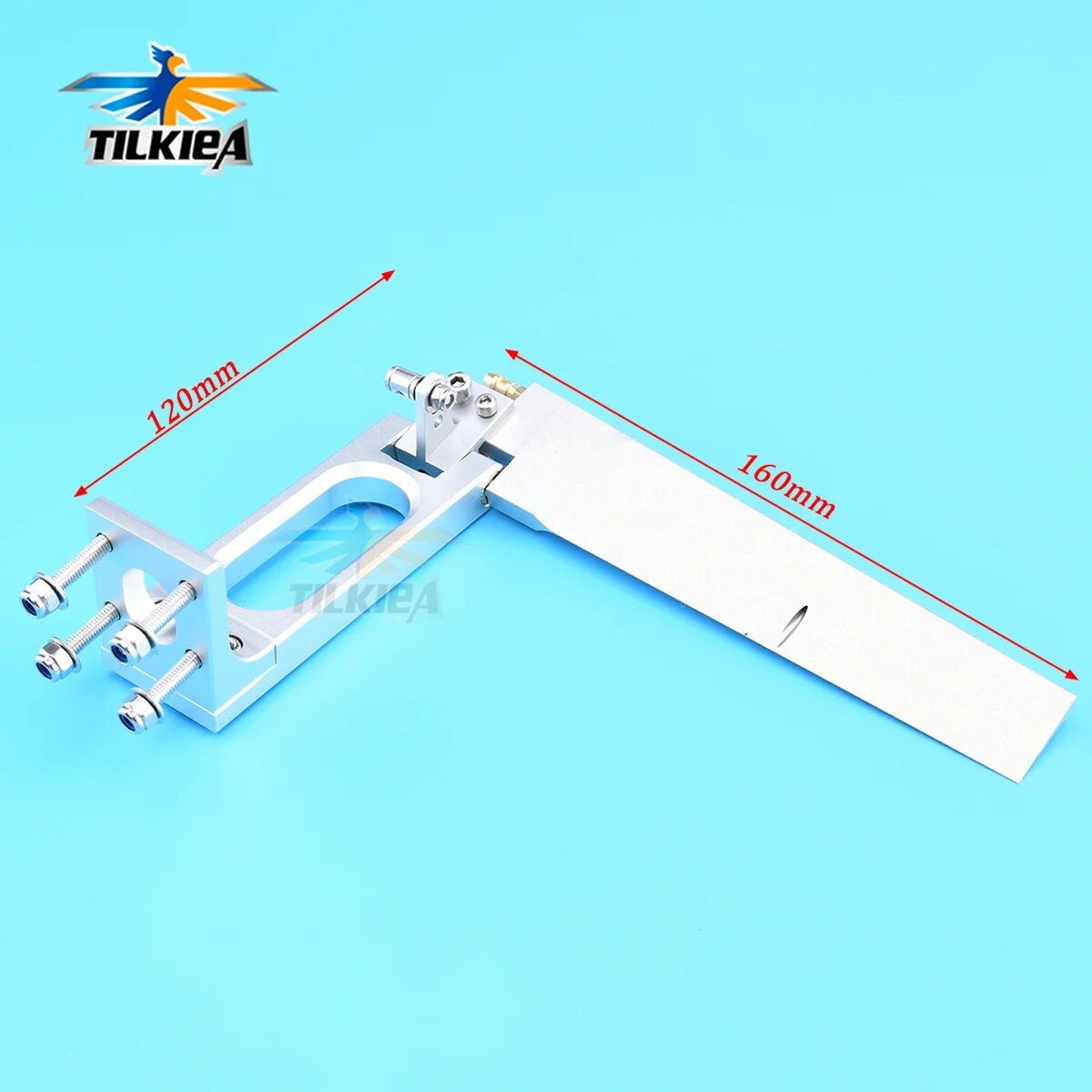 Алюминиевый руль для RC лодки 120x160 мм