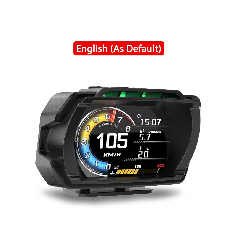 Vjoycar V80 OBD2 HUD дисплей приборной панели, English