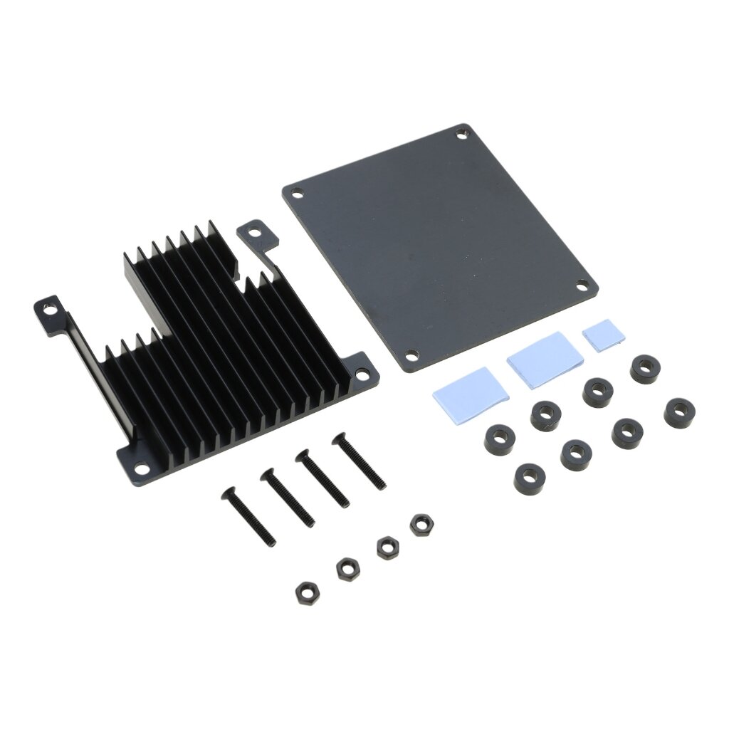 Оранжевый металлический корпус Pi Zero 2