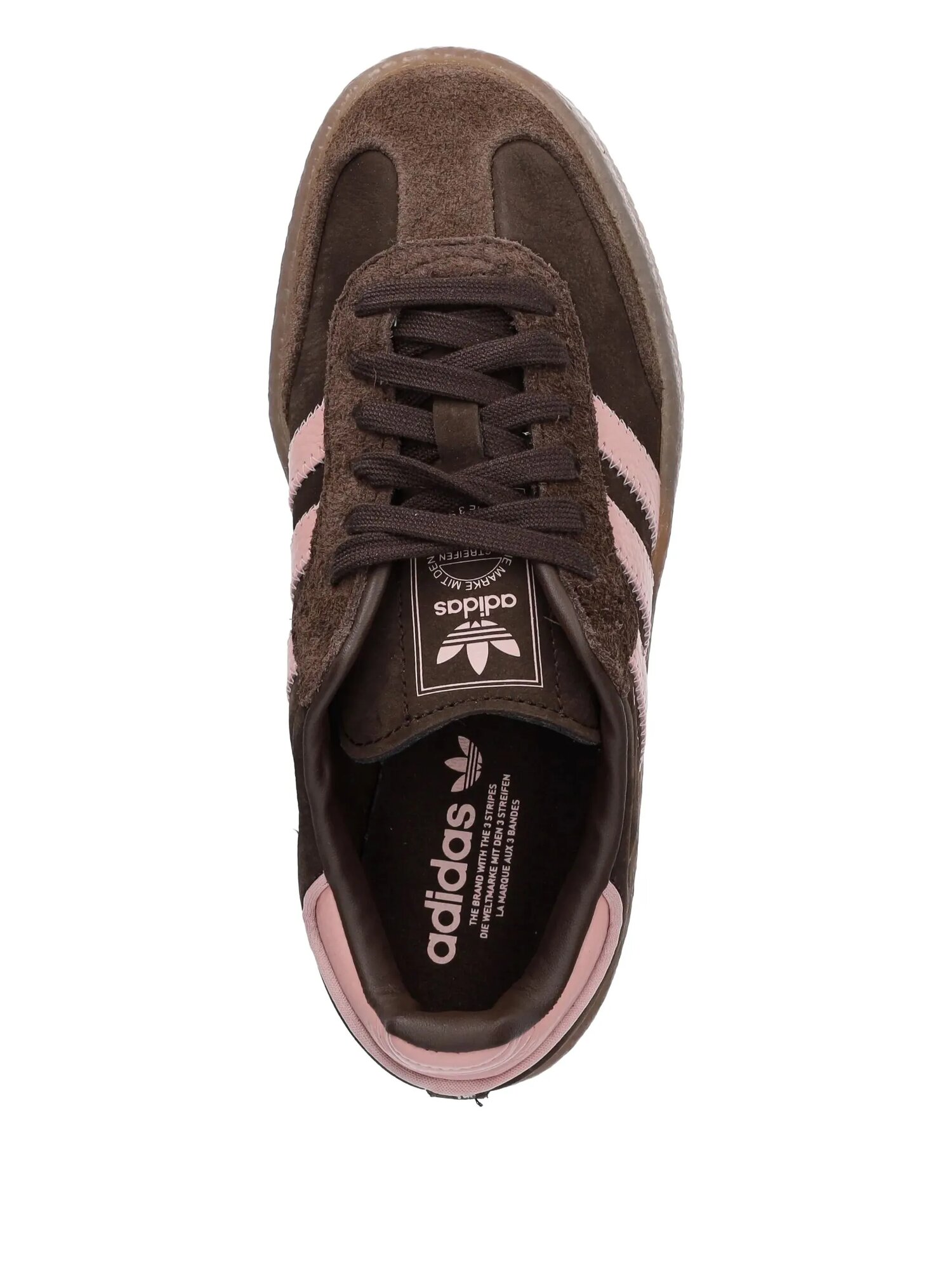 Кроссовки adidas Samba, размер 8 US, коричневый — фото 1