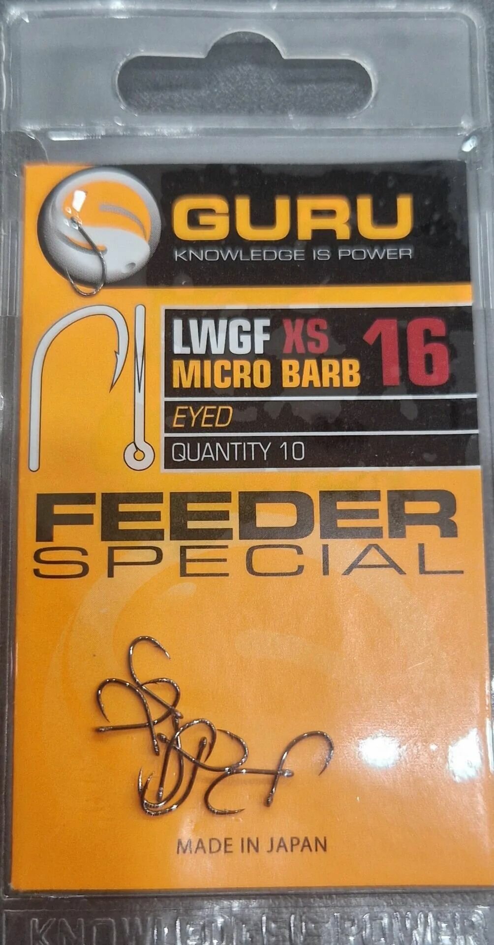 GURU Крючок XS Feeder Special Eyed N16 с ушком