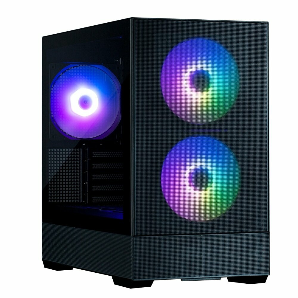 Корпус ZALMAN P30 AIR, MATX, BLACK, WINDOW, 2xCombo (3.5' or 2.5'), 3x2.5", 1xUSB TYPE-C, 1xUSB3.0, FRONT 2x140mm ARGB, REAR 1x140mm ARGB