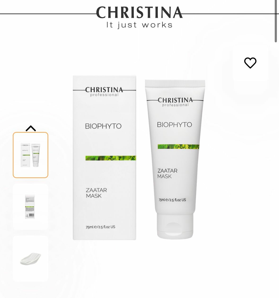 Christina Bio Phyto Zaatar Mask Маска Заатар 75 мл.