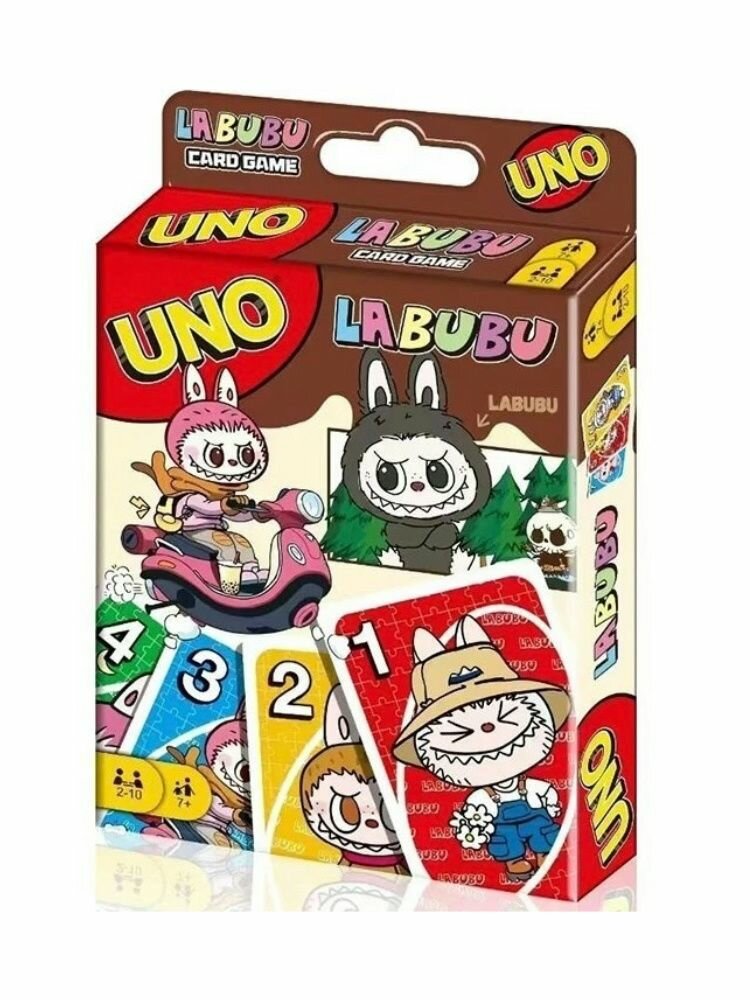 Настольная игра UNO для вечеринок и семьи, 108 карт, от 2 до 10 игроков, веселое развлечение для детей и взрослых