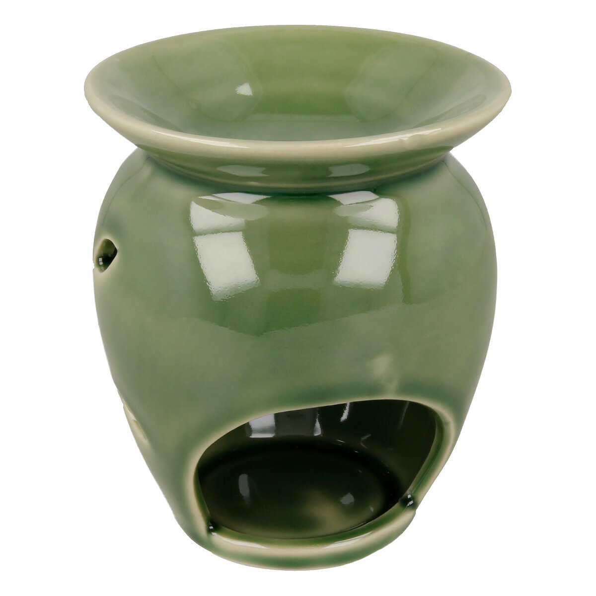 Giftman 16411-IM29 Аромалампа Цветок 8.5 см зеленая - ароматизация и декор для дома и офиса