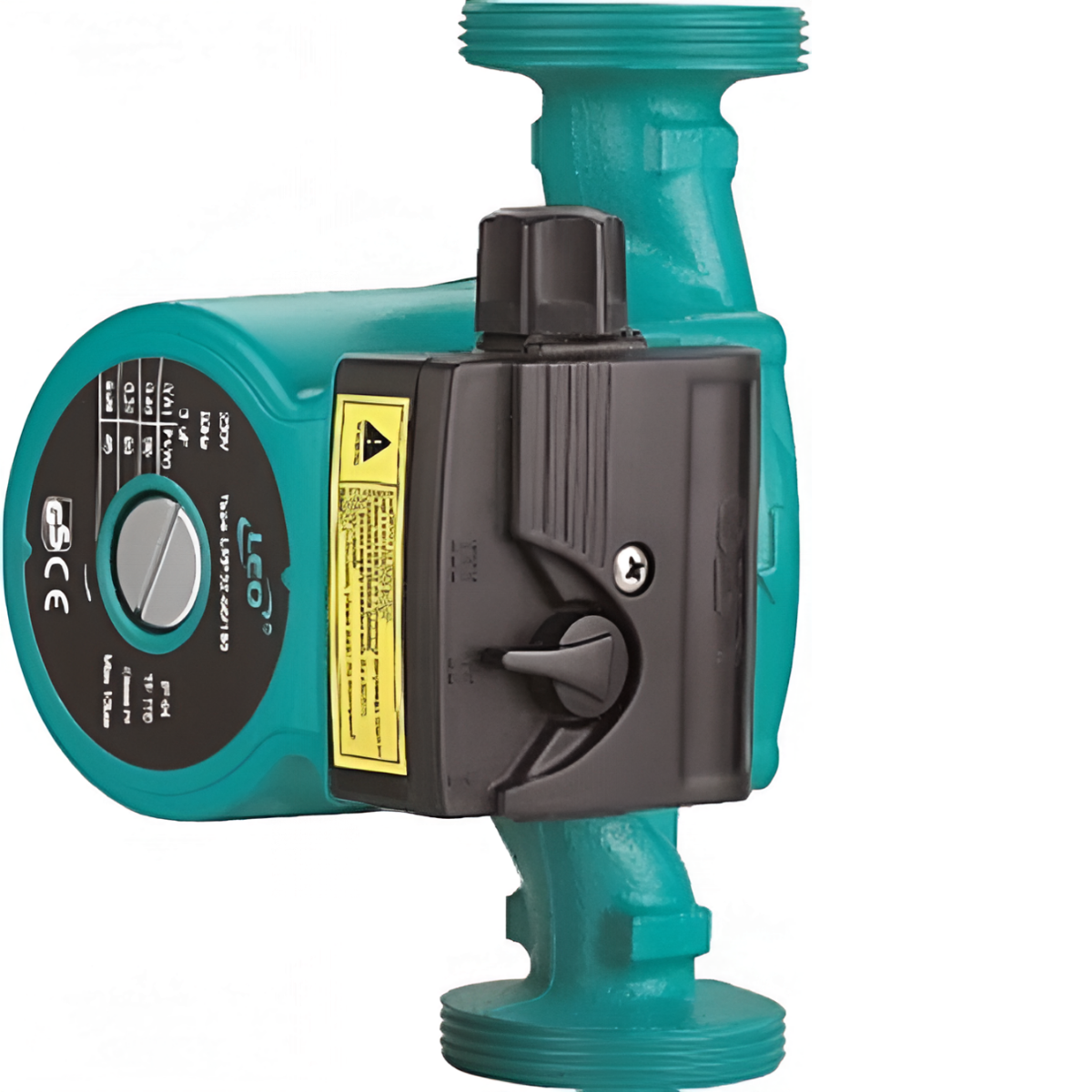 Насос циркуляционный LEO LRP 32-60/180 (L3089), зеленый, трехскоростной, мощность 96Вт, напор 5,5м