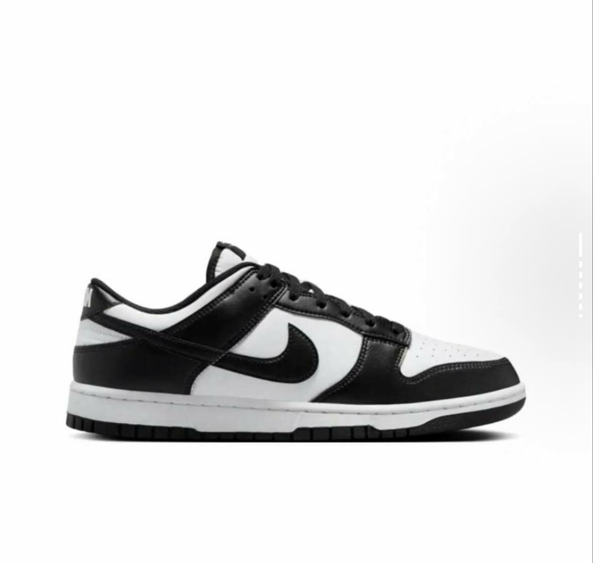 Кроссовки Dunk Low Black and White